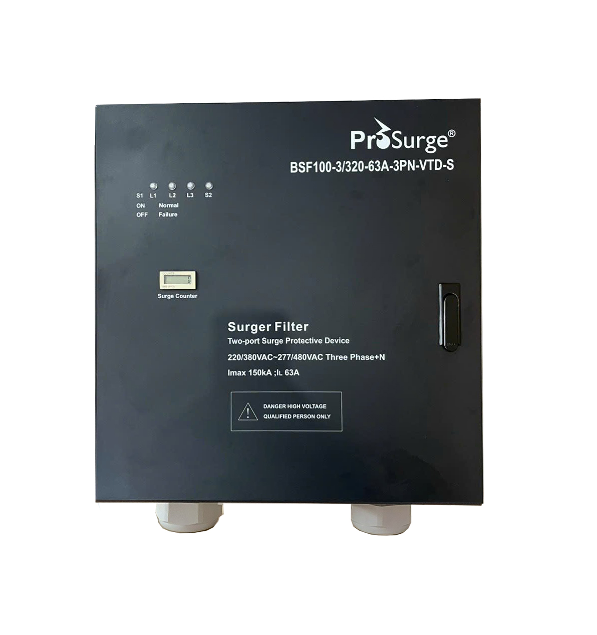 Tủ Cắt Lọc Sét 3 Pha 63A- BSF100-3/320-63A-PN-VTD-S Prosurge